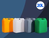 China HDPE 20L Square Plastic Bucket with Handle Large Storage Container Durable for sale