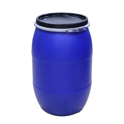 Cina barilotto di plastica blu dell'HDPE 160kg/L con il coperchio in vendita