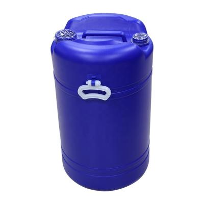 中国 HDPE青い60L PasticのハンドルOEM ODMが付いている55ガロンのプラスチック ドラム 販売のため