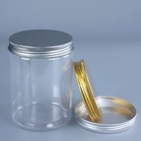 China 280ml 85x65mm Clear PET Plastic Storage Jar with PP Screw Cap for Kitchen Food for sale