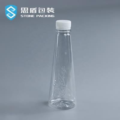 China garrafas plásticas 280ml claro transparente do ANIMAL DE ESTIMAÇÃO da água de 25mm à venda