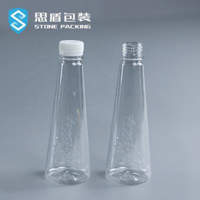 China garrafas plásticas 280ml claro transparente do ANIMAL DE ESTIMAÇÃO da água de 25mm à venda