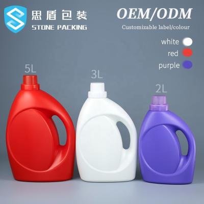 China 2L 3L 5L Liquid Empty Detergent Bottles Caliber 60mm OEM ODM for sale
