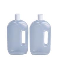 China 750ml HDPE Plastic Bottle with Handle 30mm Caliber Translucent for Drinks for sale