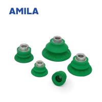 China Bellows Type Vacuum Suction Cups NBR Material High Suction Force MAB for sale