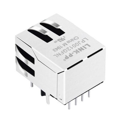 Cina Belfuse SI-40139 Compatibile LINK-PP LPJ0012GFNL 10/100 Base-T Tab Down Verde/Verde Led 1x1 Port Industrial RJ45 Ethernet Connector in vendita