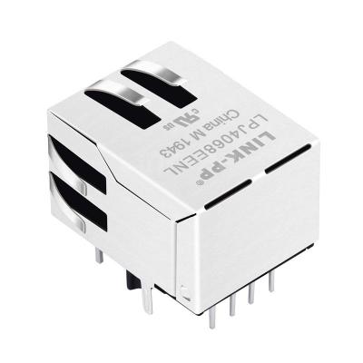 中国 YDS 24G-66JGYDPLZ2NL 互換 LINK-PP LPJ4068EENL 10/100 ベース-T タブ ダウン 緑/黄色 LED シングルポート LAN ジャック RJ45 ネットワークソケット 販売のため