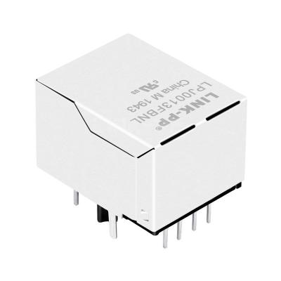 Cina Hanrun HR911129A Compattibile LINK-PP LPJ0013FBNL 10/100 Base-T Tab Down Moduli di isolamento Ethernet RJ45 a porta singola a LED verde/giallo in vendita