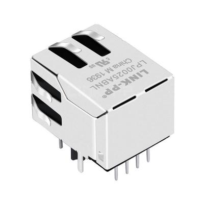 Cina Entrambi KLU1T516-43-LF Compatibile LINK-PP LPJ0025ABNL 10/100 Base-T Tab Down Verde/Giallo Led 1 Port Network RJ45 Keystone Connector in vendita