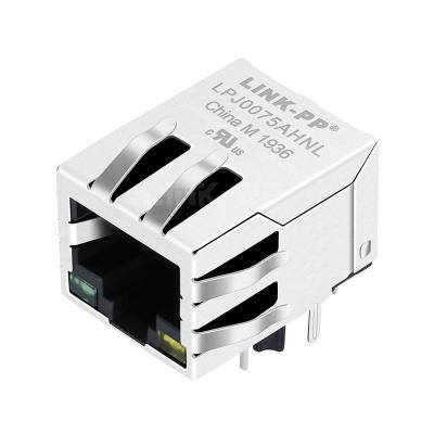 Cina YDS 48F-33GY3DS2NL Compatibile con LINK-PP LPJ0075AHNL 10/100 Base-T Tab Down Verde/Giallo Led 1 Port Ethernet Connector Moduli di Isolamento in vendita