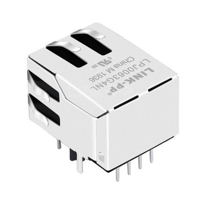 Cina Tyco 5-6605417-6 Compatibile LINK-PP LPJ0063G4NL 10/100 Base-T Tab Down Verde e Giallo/Verde e Giallo Led 1 Port 8 Pin Modulare RJ45 connettori in vendita