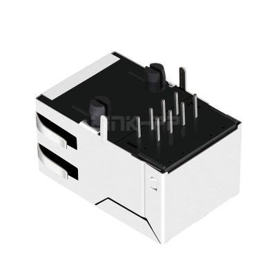 中国 Halo HFJT1-S101RL コンパティブル LINK-PP LPJ1216CNL 10/100 ベース-T タブアップ 無LED 1ポート 8ピン Cat5e RJ45 90度接続器 販売のため