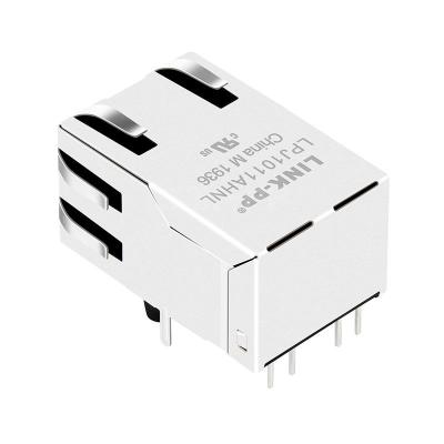 Cina YDS 47F-1205GYD2 Compatibile LINK-PP LPJ1011AHNL 10/100 Base-T 1x1 Port Cat5e RJ45 Connector femminile Tab Up Verde/Giallo Led in vendita