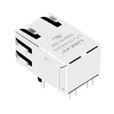 Cina RTA-114BAD1A Compatibile LINK-PP LPJ1004AGNL 10/100 Base-T Connector femminile RJ45 con Magnetics Tab Up Giallo/Verde Led in vendita