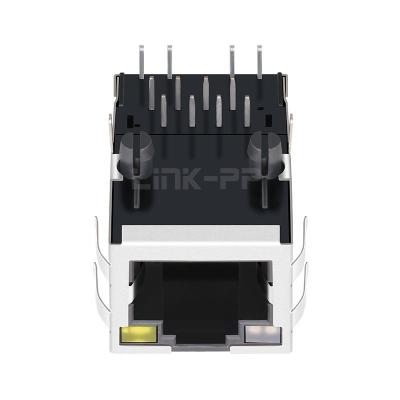 Cina YDS 47F-1216DYD2NL Compatibile LINK-PP LPJ1014AONL 100 Base-T integrata RJ45 Magnetics Jack Tab Up Orange&Green/Yellow Led in vendita