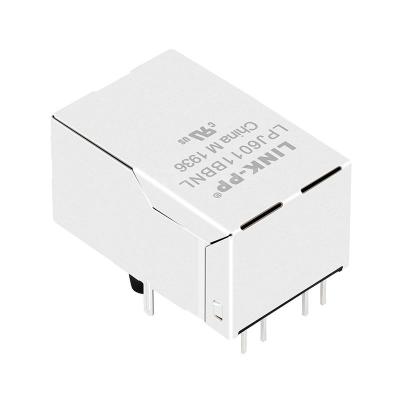 China Pulse JXR1-0015NL Compatibel LINK-PP LPJ6011BBNL 10/100 Base-T Tab Up Groen/Geel Led Single Port RJ45 8 Pin Connector Te koop