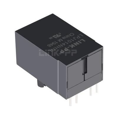 China Belfuse SI-50199-F Compatible LINK-PP LPJ1014NHNL 10/100 Base-T Tab Up Groen/Geel Led Single Port RJ45 Netwerkconnector Te koop