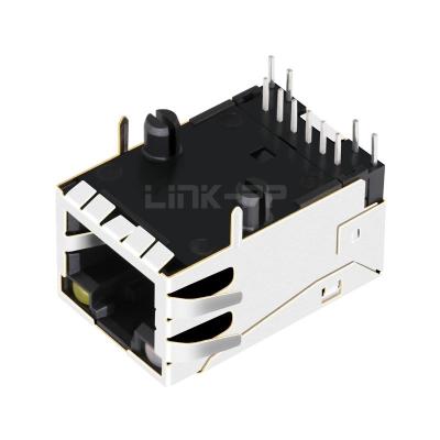 China RTA-365ATR1A Compativel LINK-PP LPJ9026KONL 10/100 Base-T Tab Up Orange&Green/Yellow Led Single Port RJ45 Conectores blindados à venda