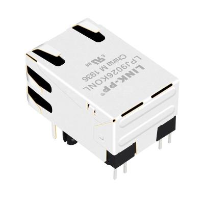 China RTA-365ATR1A Compativel LINK-PP LPJ9026KONL 10/100 Base-T Tab Up Orange&Green/Yellow Led Single Port RJ45 Conectores blindados à venda