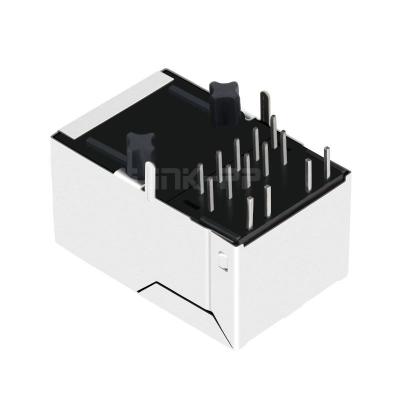 Cina RTA-110AHQ1A Compatibile LINK-PP LPJ1075-1BHNL 100 Base-T Single Port RJ45 POE Magnetico Modulare Jack Tab Up Verde/Giallo Led in vendita