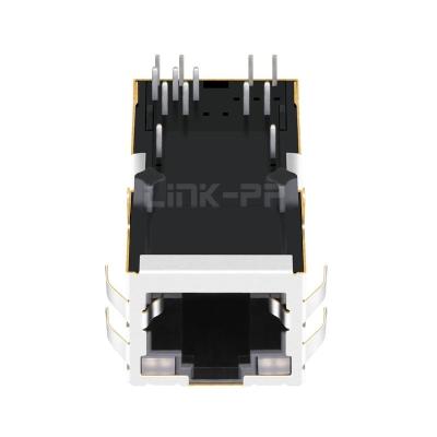 Cina Belfuse 0826-1B1T-57-F Compatibile LINK-PP LPJK1014A55NL 10/100 Base-T Tab Up Orange&Green/Orange&Green Led 1x1 Port POE Connector Lan RJ45 Magjack in vendita