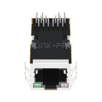 Cina Pulse JXK0-0125NL Compatibile LINK-PP LPJK4017AINL 10/100 Base-T Tab Up Giallo&Verde/Verde Led 1x1 Port RJ45 Femminile connettore PCB in vendita