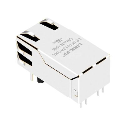 Cina Belfuse 0826-1X1T-57 Compatibile LINK-PP LPJK1013AONL 10/100 Base-T RJ45 Ethernet POE Magjack Tab Up Orange&Green/Yellow Led in vendita