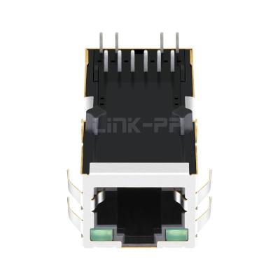 Cina L826-1G1T-06-F Compatibile LINK-PP LPJK0005AWNL 10/100 Base-T Tab Up Verde/Verde Led 1x1 Port Femminile RJ45 Socket Connection in vendita