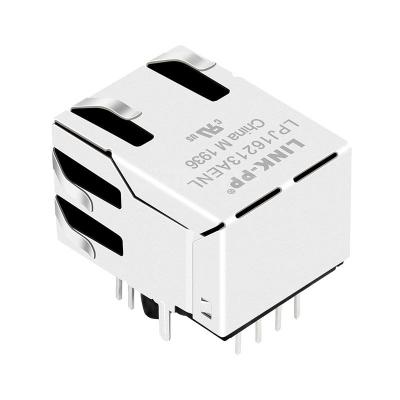 Cina RT7-114AAG1A Compatibile LINK-PP LPJ16213AENL 10/100 Base-T Tab Up Verde/Giallo Led Single Port Magnetico RJ45 Connector femminile in vendita