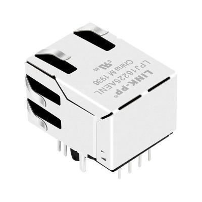 Cina RT7-114A1A1A Compatibile LINK-PP LPJ16225AENL Single Port 8P8C RJ45 Jack femminile 10/100 Base-T Tab Up Verde/Giallo Led in vendita