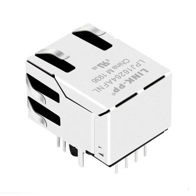 Cina Tyco 5-6605758-7 Compatibile LINK-PP LPJ16264AFNL 10/100 Base-T Tab Up Verde / Verde Led Single Port Industrial Ethernet RJ45 connettori in vendita