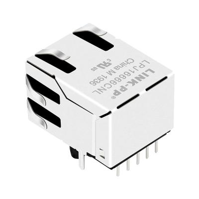 Cina Impulso JXD1-0005NL Compatibile LINK-PP LPJ16666CNL 10/100 Base-T Tab Up senza LED Single Port POE Connector RJ-45 Jack in vendita