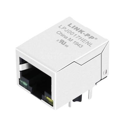 Китай LPJ0017HENL 10/100 База-T интегрированный магнит 1x1 порт RJ45 женский разъем продается