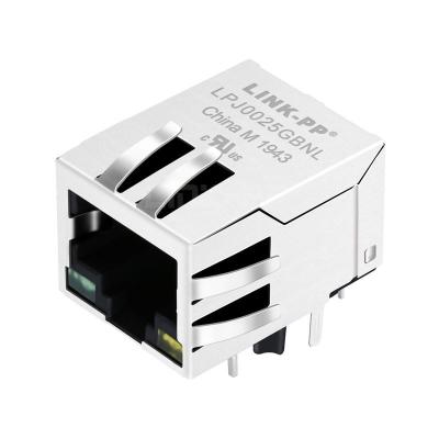 Китай LPJ0025GBNL 100 Base-T Tab Down Модульные 8-прикольные разъемы RJ45 продается