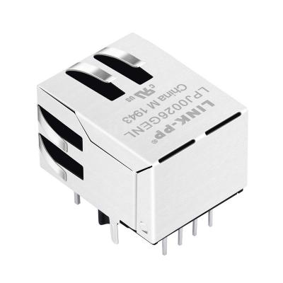 Cina LPJ0026GENL 10/100 Base-T G/Y Leds Protezione RJ45 8P8C connettore in vendita