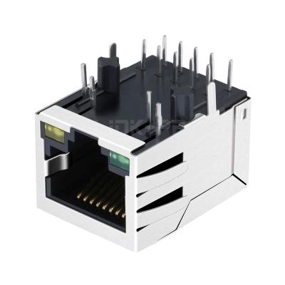 China LPJ0085AHNL 10/100 Base-T 8P8C Conector modular blindado PoE RJ45 à venda