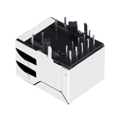 China LPJ0085AHNL 10/100 Base-T 8P8C Conector modular blindado PoE RJ45 à venda