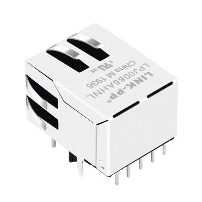 China LPJ0085AHNL 10/100 Base-T 8P8C Conector modular blindado PoE RJ45 à venda