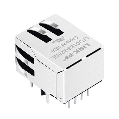 Cina LPJ0183G28NL 10/100 Base-T G/Y Leds Jack modulare RJ45 connettore in vendita