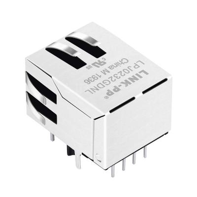 Cina LPJ0232GDNL 10/100 Base-T Y/G Leds 8P8C RJ45 Jack Connector in vendita