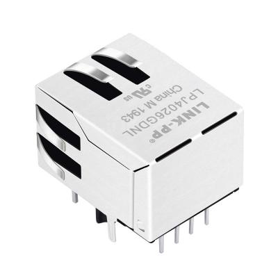 中国 LPJ4026GDNL 10/100 ベース-T シールド RJ45 イーサネットコネクタ 販売のため