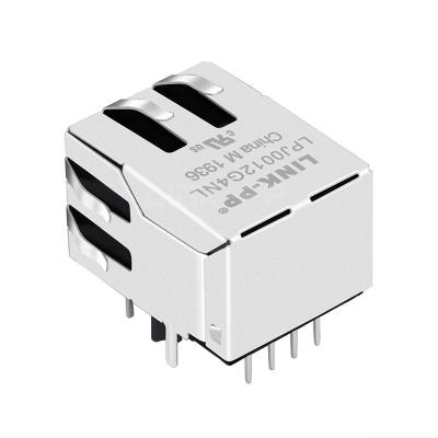 Cina LPJ0012G4NL 10/100 Base-T 8P8C RJ45 Jack modulare in vendita