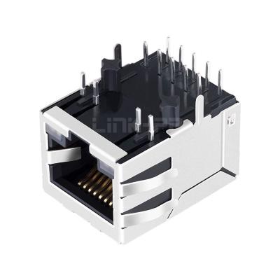 Cina LPJ4012G4NL 10/100 Base-T RJ45 8 Pin Modular Connector in vendita