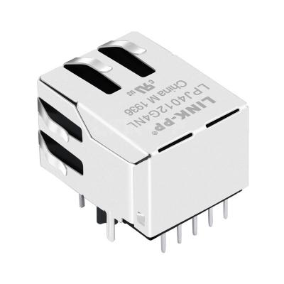 Cina LPJ4012G4NL 10/100 Base-T RJ45 8 Pin Modular Connector in vendita
