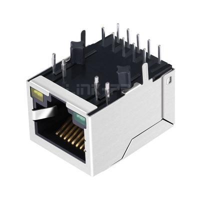 China 10/100 Base-T 8 pin Ethernet RJ45 connectoren Te koop