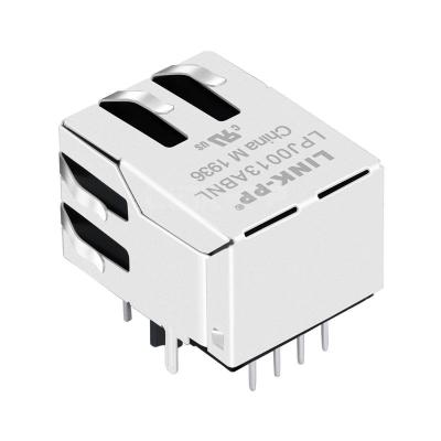 Cina LPJ0013ABNL 10/100 Base-T Shielded RJ45 Jack Socket Connector in vendita