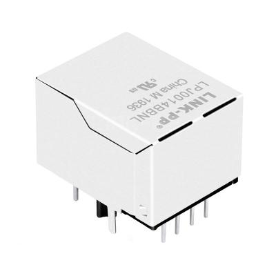 中国 LPJ0014BBNL 10/100 ベースTネットワークコネクタ RJ45 ジャック グリーン/イエローLED 販売のため