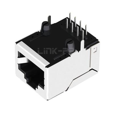 中国 LPJ16093DNL 10/100 Base-T シングルポート RJ45 マグネティックモジュラー ジャック 販売のため