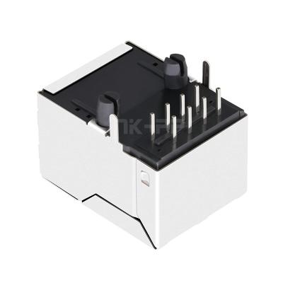中国 LPJ16093DNL 10/100 Base-T シングルポート RJ45 マグネティックモジュラー ジャック 販売のため