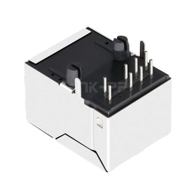 中国 LPJ16624DNL 10/100 ベース-T タブアップ 無LEDシングルポート 統合磁気 RJ45 トランスフォーマー 販売のため
